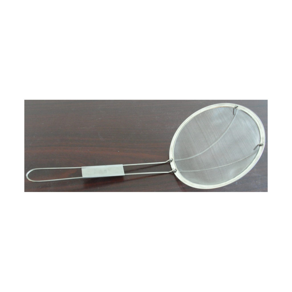 8″ Silver Fry Strainer – Sun Food Warehouse