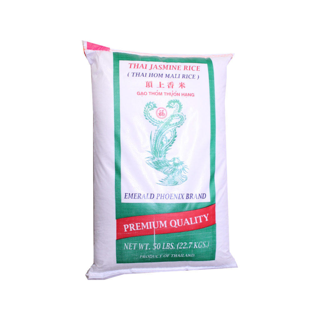 Emerald Phoenix Jasmine Rice 50lbs – Sun Food Warehouse