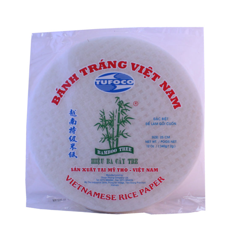 Bamboo Tree 25cm Rice Paper 44/12oz – Sun Food Warehouse