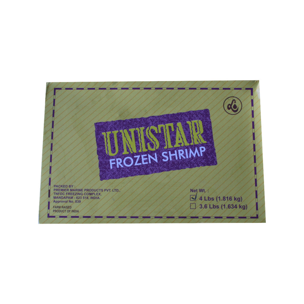 6/4lb 16/20 White Shrimp SO India Tarax – Sun Food Warehouse