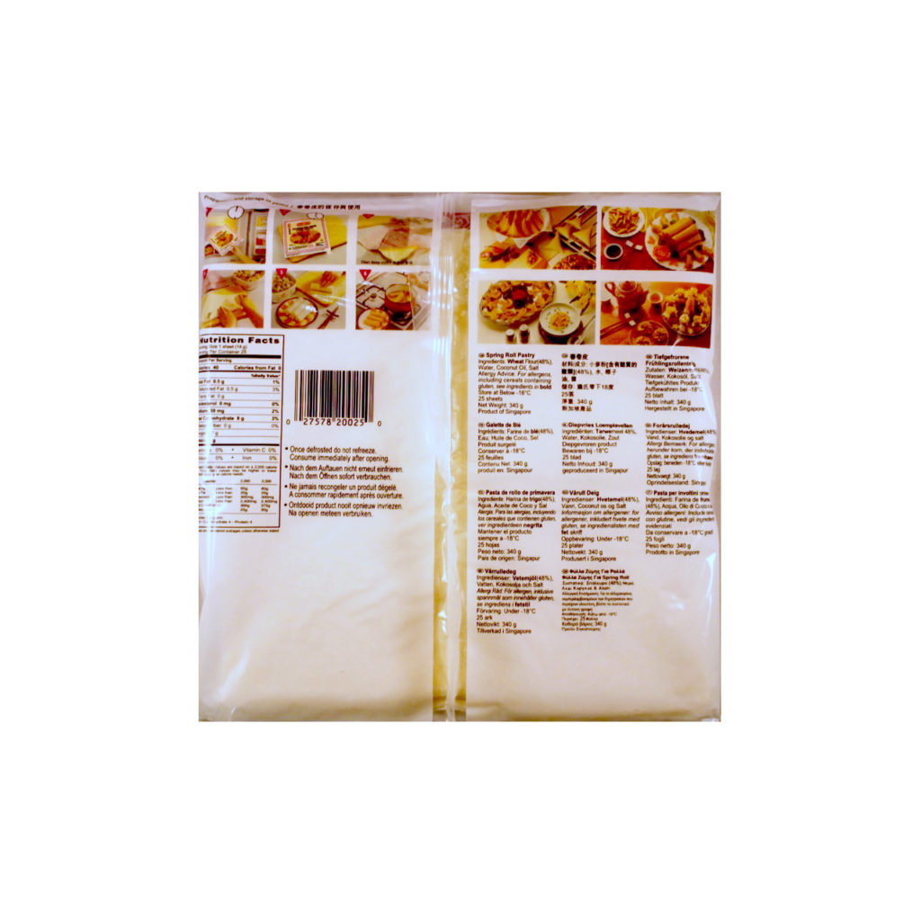 Spring Roll TYJ 40/25 – Sun Food Warehouse